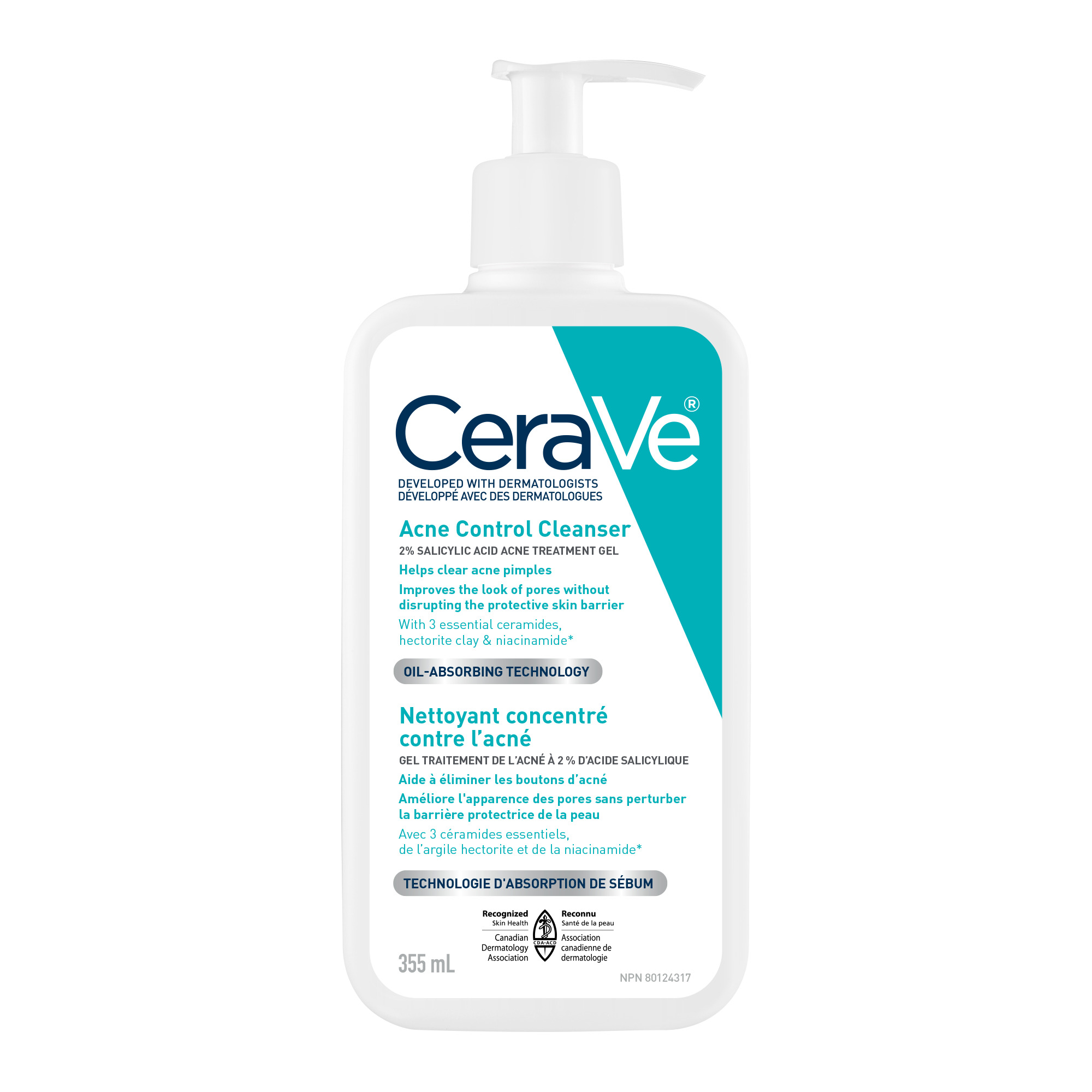 Daily Acne Control Cleanser with 2% Salicylic Acid - CeraVe
