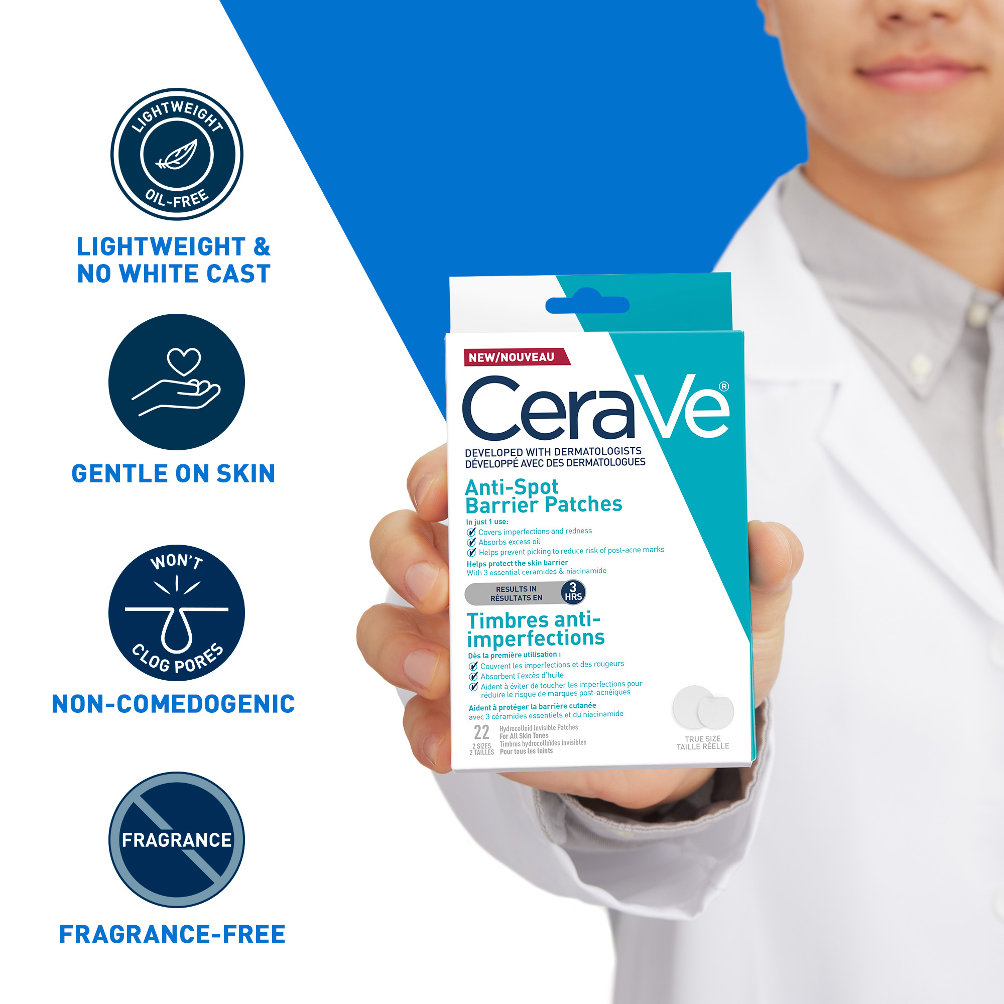 Anti-Spot Barrier Patches - Visible Results in 3HRS - CeraVe