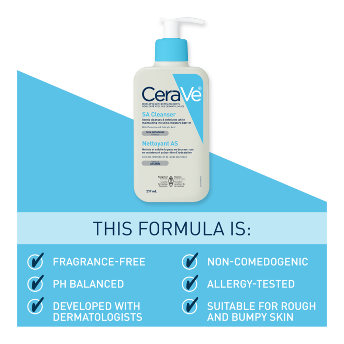 Renewing SA (Salicylic Acid) Cleanser | Face Wash | CeraVe