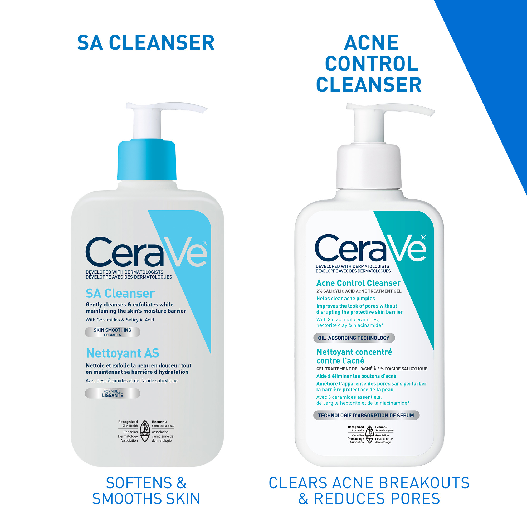 SA Cleanser: Smooth skin instantly | Sensitive Skin | CeraVe Canada