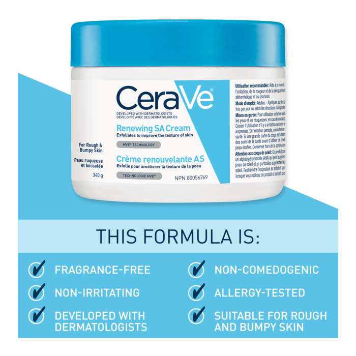 Salicylic Acid Cream for Rough & Bumpy Skin | CeraVe Canada