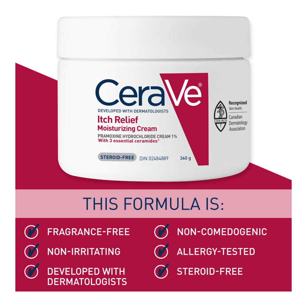 Itch Relief Moisturizing Cream | Moisturizers | CeraVe Canada