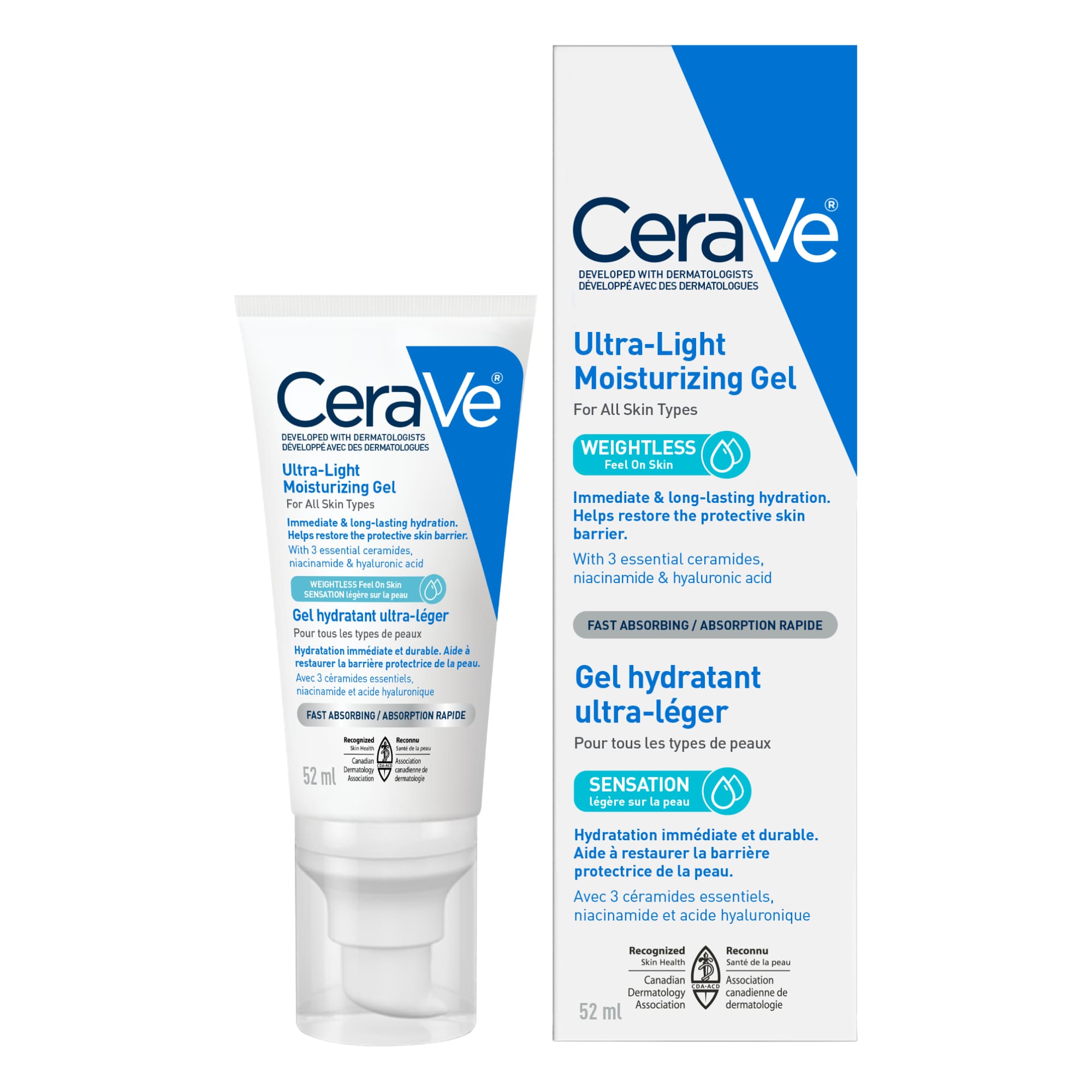 Ultra-Light Moisturizing Gel with Hyaluronic Acid - CeraVe