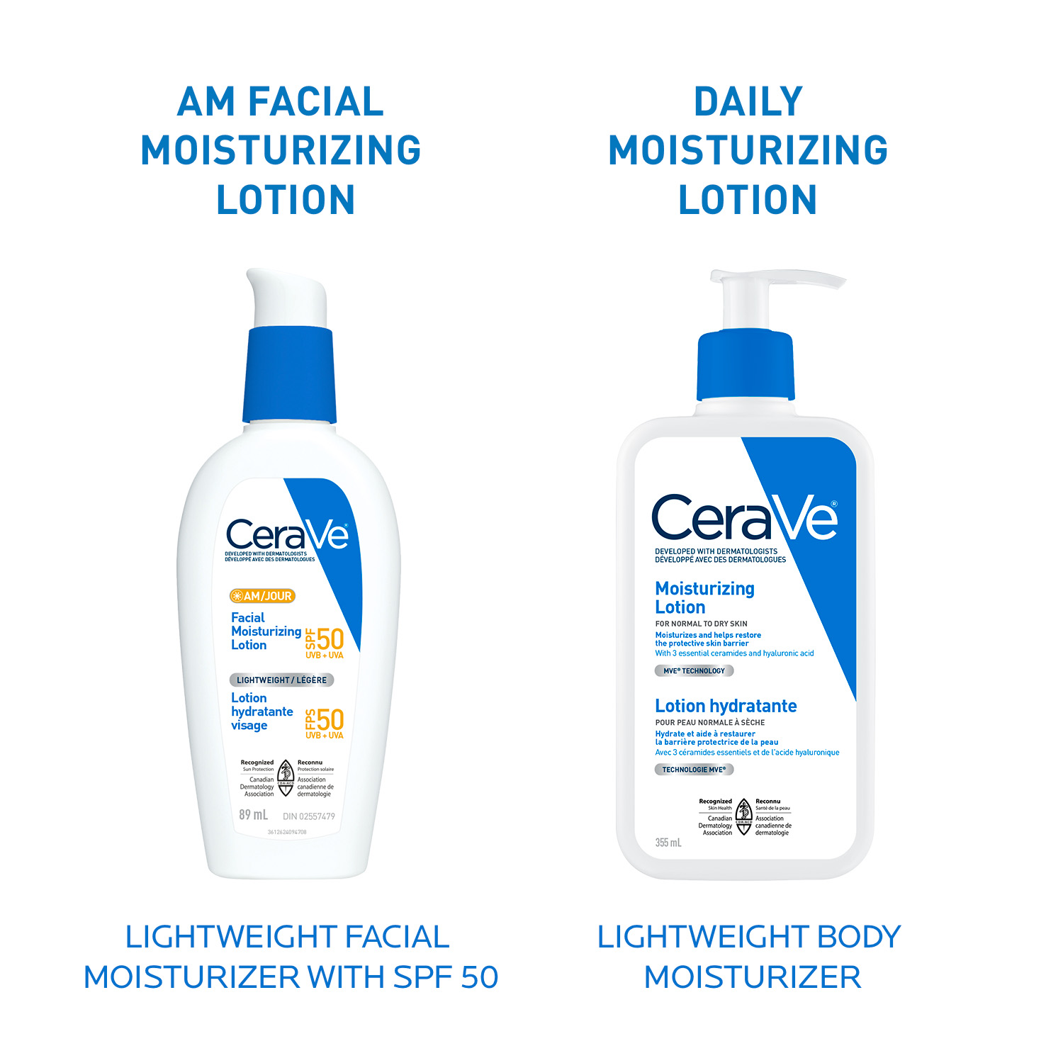 CeraVe AM Facial Moisturizing Lotion SPF 50 | Hydration & Broad ...