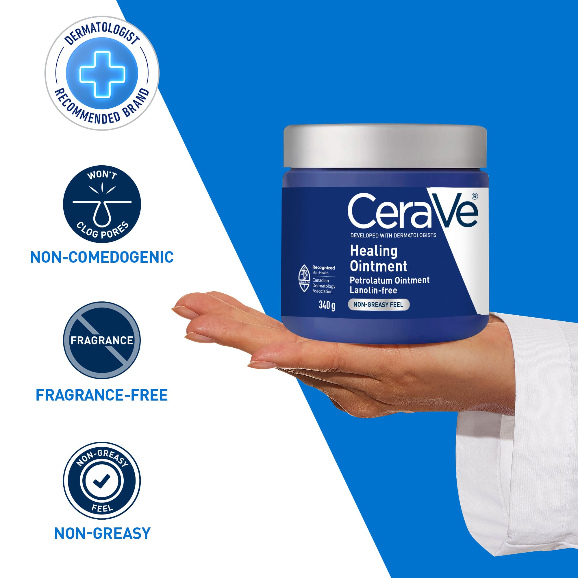 Healing Ointment with 3 Ceramides & Hyaluronic Acid - CeraVe