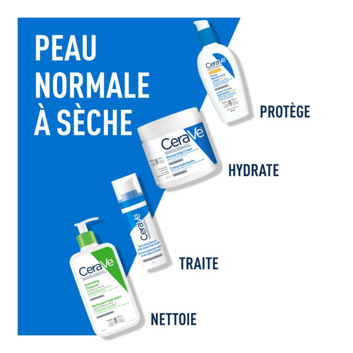 Crème hydratante | Soins de la peau sèche et très sèche | CeraVe