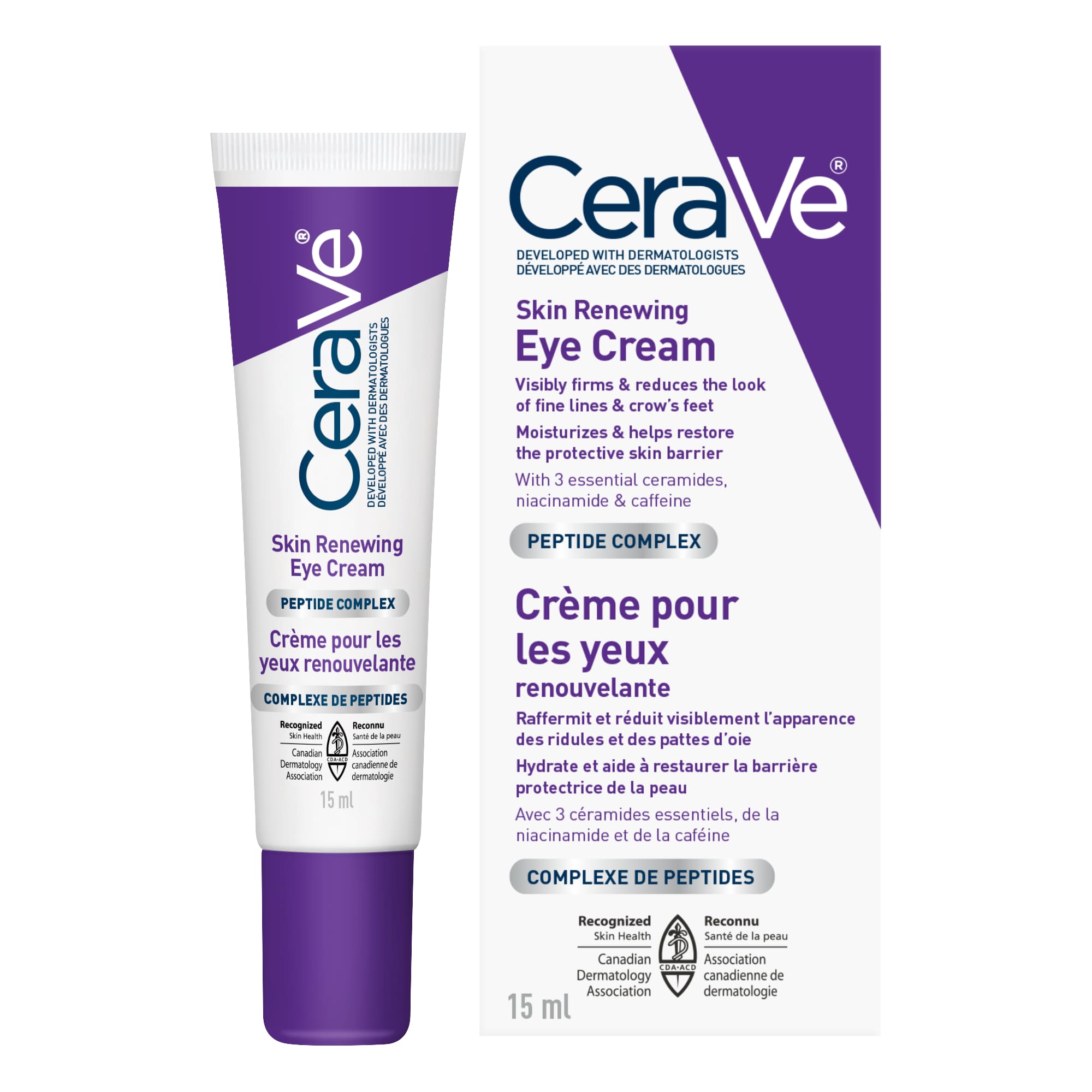 Crème pour les Yeux Renouvelante - Cernes & Rides - CeraVe
