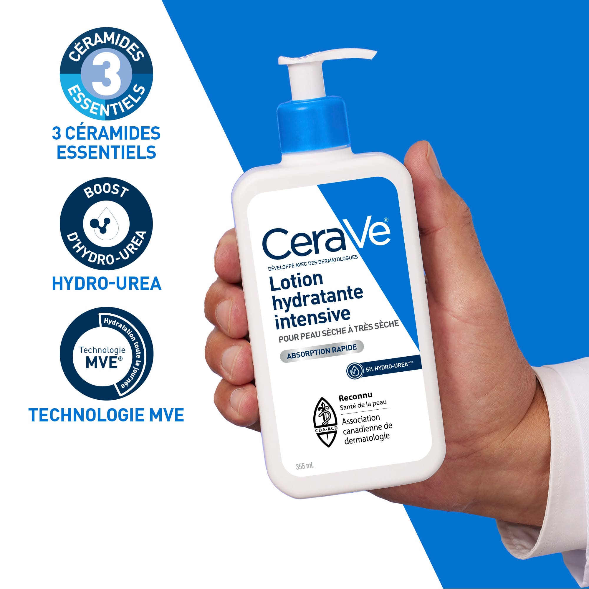 Lotion hydratante | Soins de la peau sèche et très sèche | CeraVe
