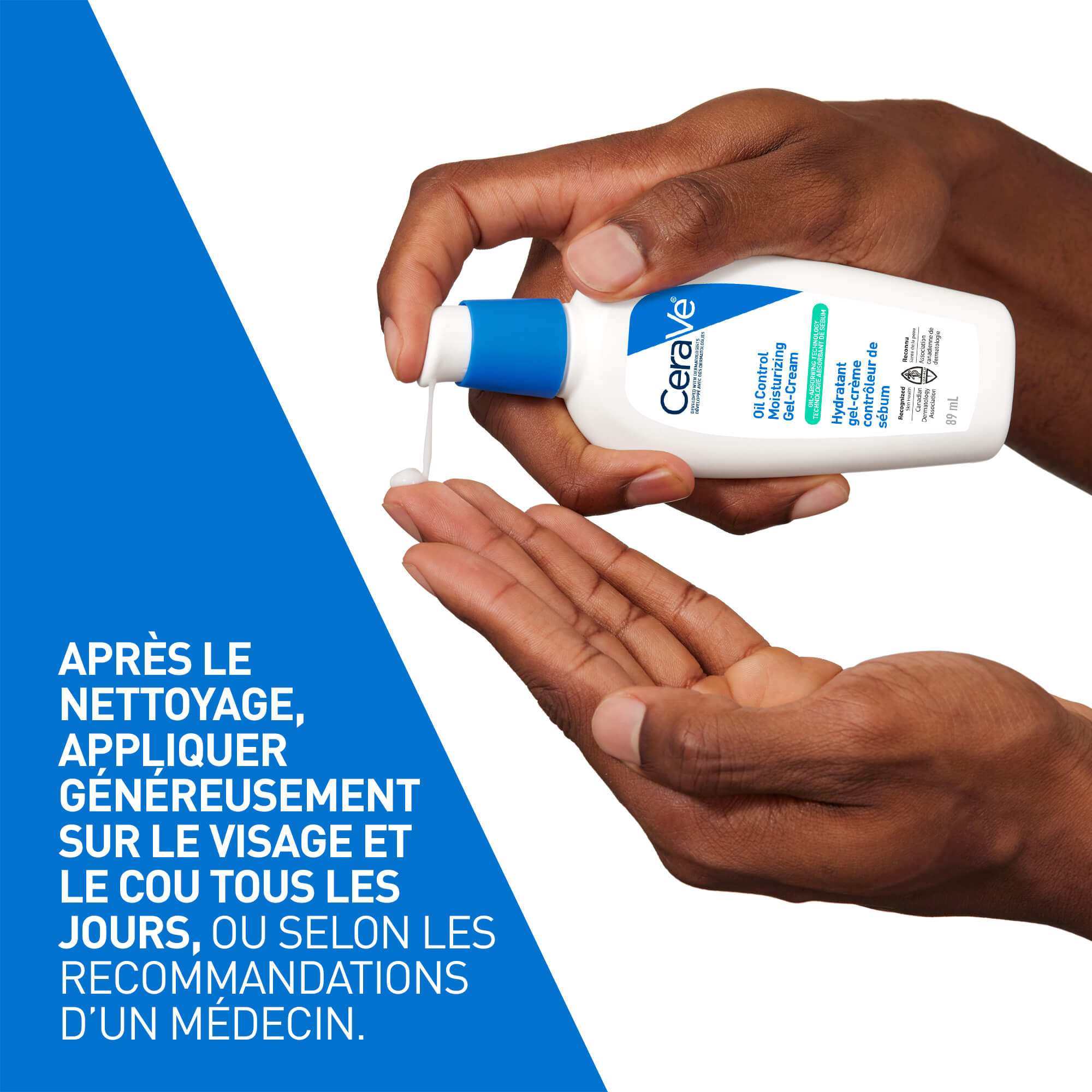 Hydratant gel-crème contrôle de sébum - Peau Grasse - CeraVe